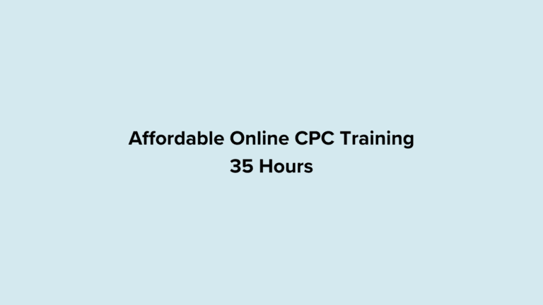 Affordable Online CPC Training 35 Hours - Enroll Today for Just £185